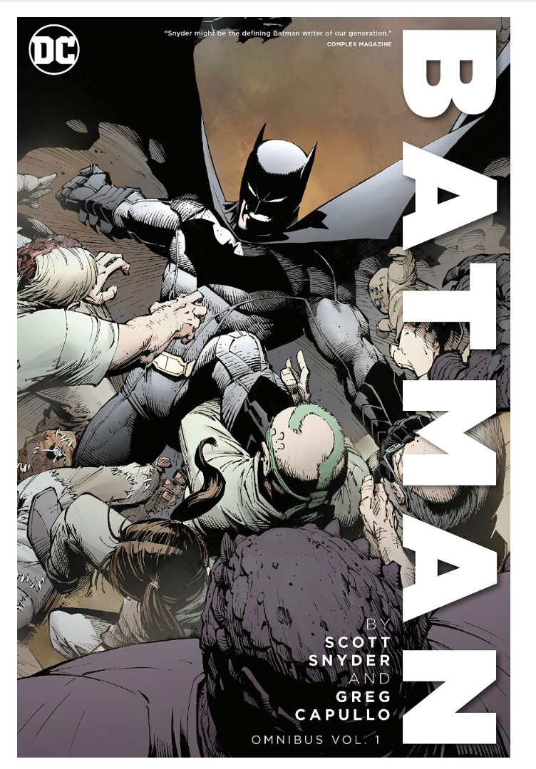 BATMAN by SCOTT SNYDER & GREG CAPULLO OMNIBUS VOL 1 in shrink, Hobbies ...