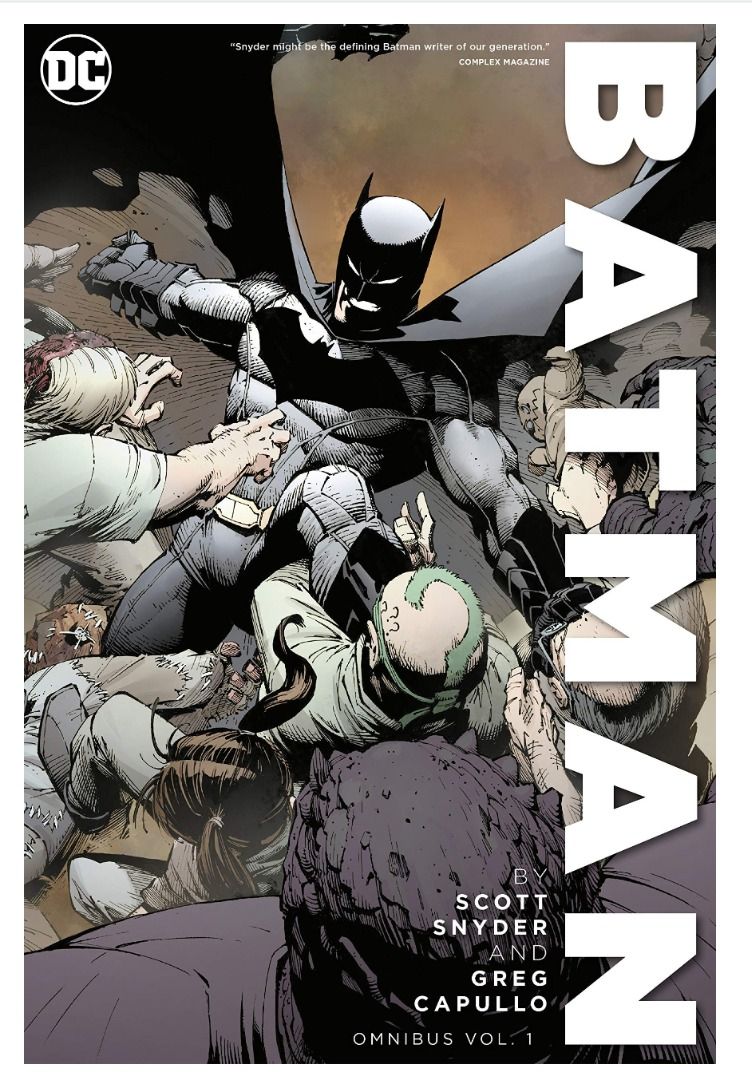 BATMAN by SCOTT SNYDER & GREG CAPULLO OMNIBUS VOL 1 in shrink, Hobbies ...