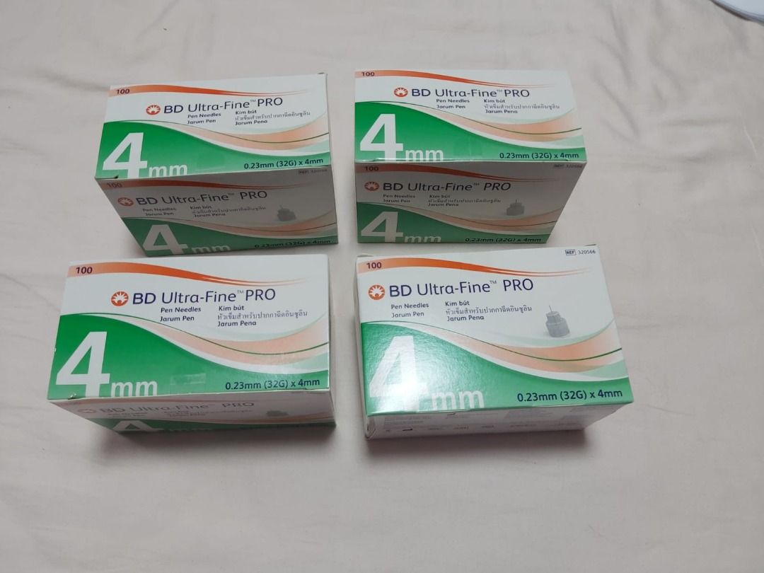 BD Ultra-Fine Pro Pen Needles 4mm 100s/Box, Health & Nutrition, Medical Supplies & Tools on ...