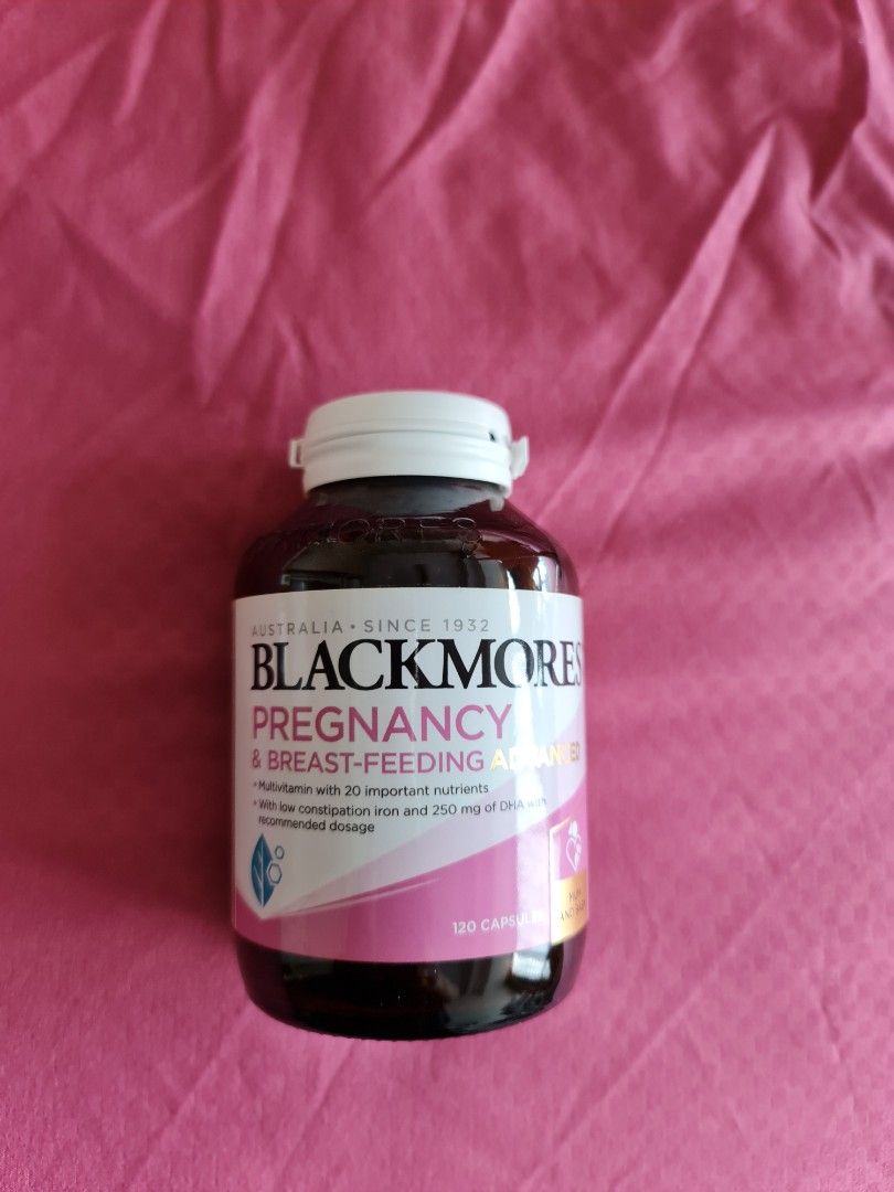 Blackmores Pregnancy Multivitamin, Health & Nutrition, Health ...