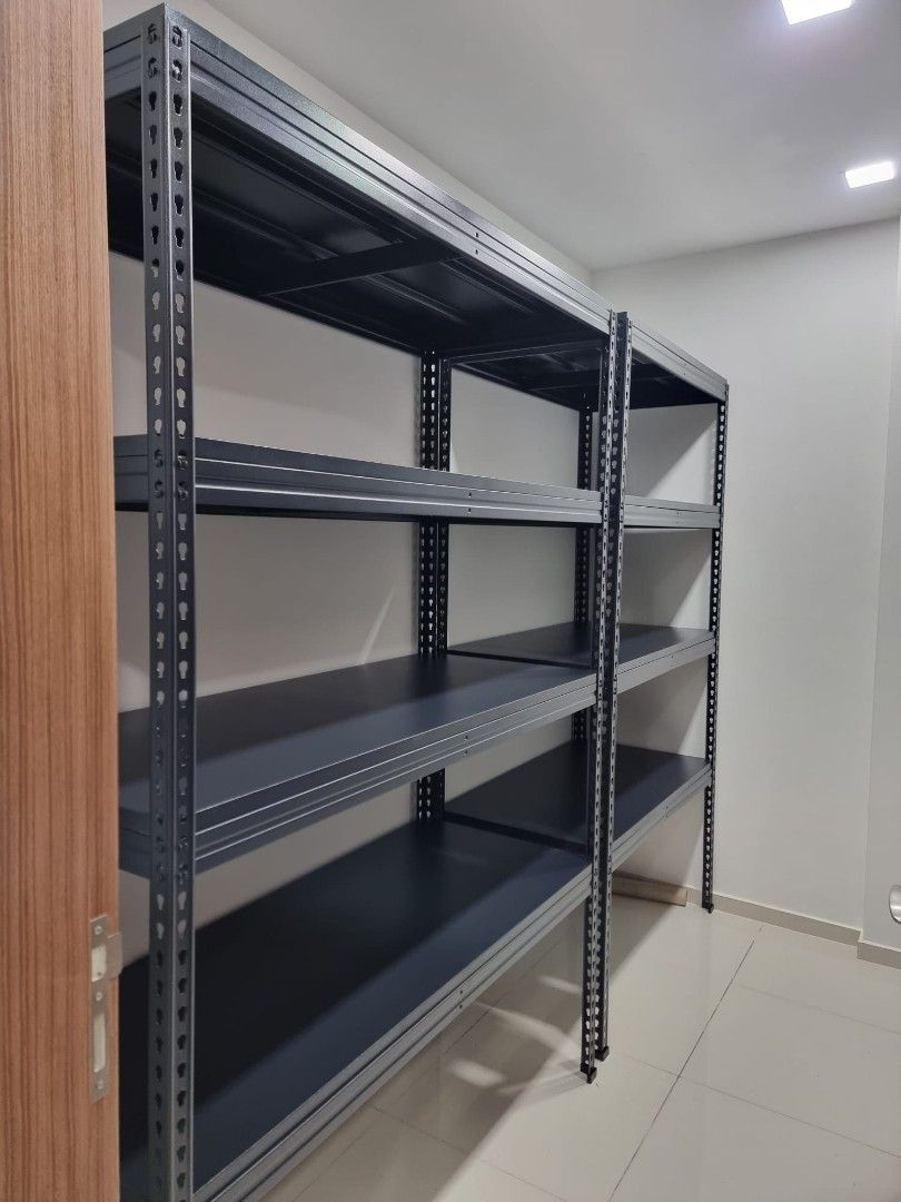 Boltless Metal Shelving Rack For HDB, BTO, Home Utility, Bomb Shelter ...