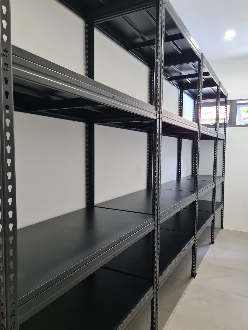 Boltless Metal Shelving Rack For HDB, BTO, Home Utility, Bomb Shelter ...