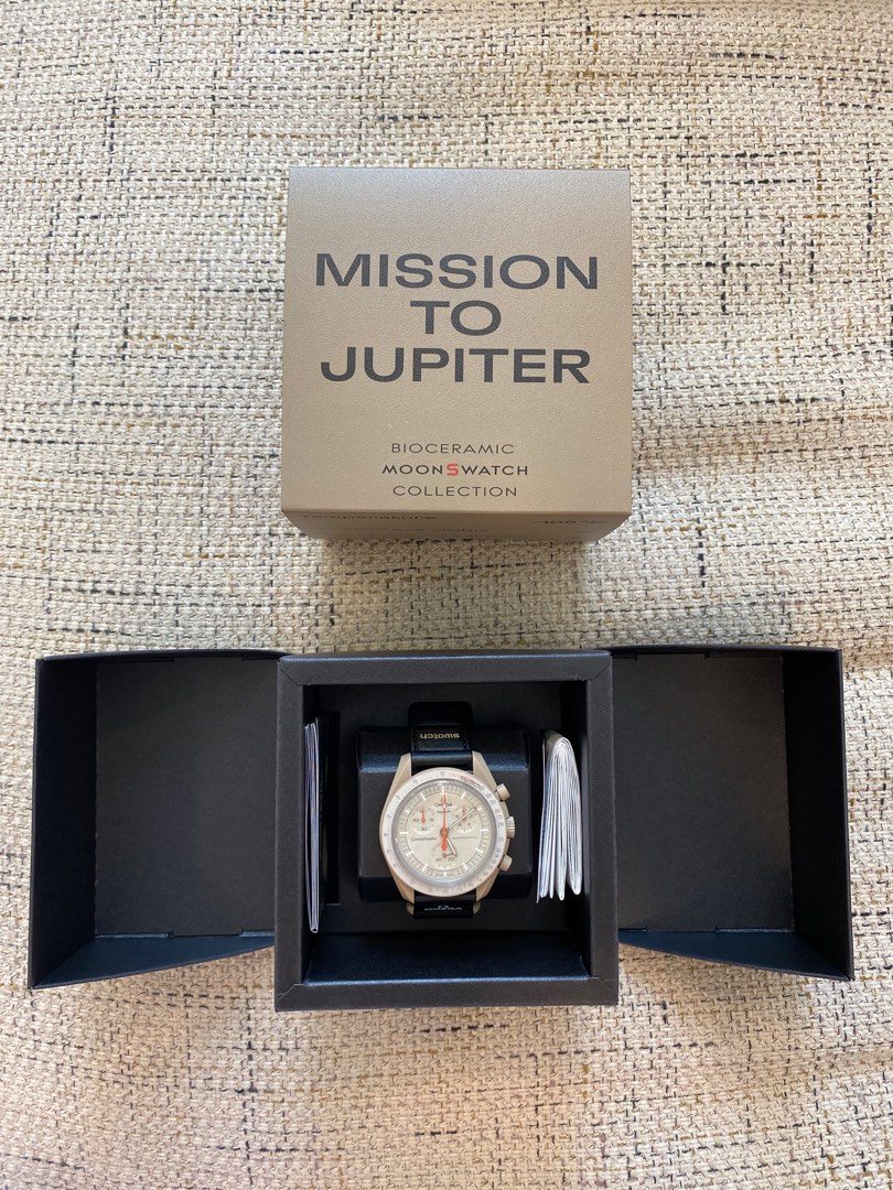 Brand New and Authentic Swatch x Omega Bioceramic Moonswatch MISSION TO ...