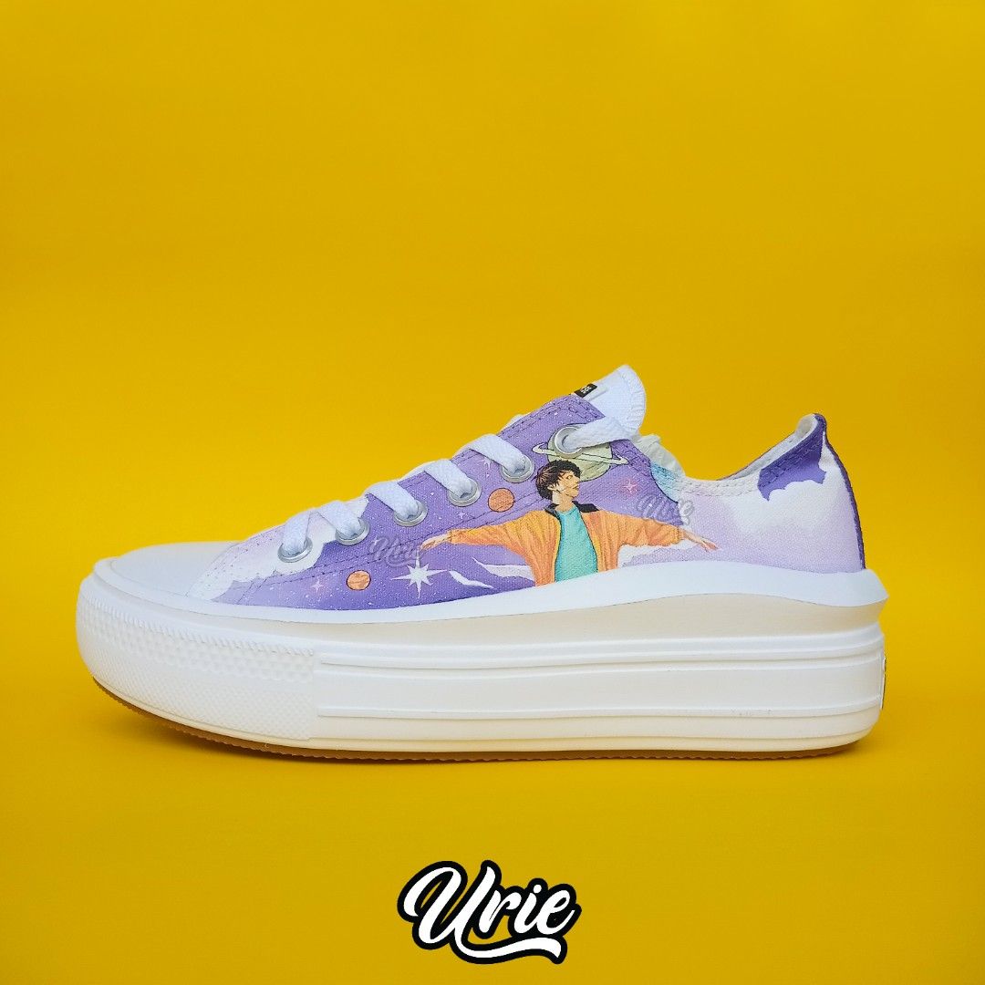 BTS custom shoes by Urie on Converse chuck taylor all star move ...