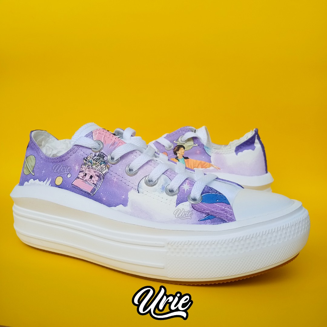 BTS custom shoes by Urie on Converse chuck taylor all star move ...