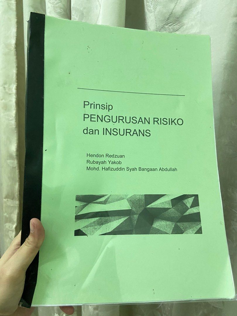 Buku Prinsip Pengurusan Risiko dan Insurans, Hobbies & Toys, Books ...