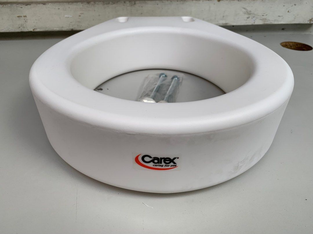 Carex Toilet Seat Riser for Standard Bowls 3.5" High, Health ...