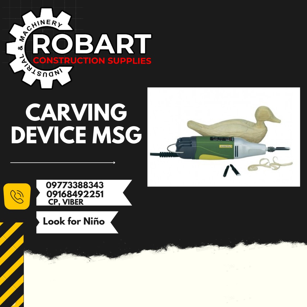 CARVING DEVICE MSG, Commercial & Industrial, Construction Tools & Equipment on Carousell