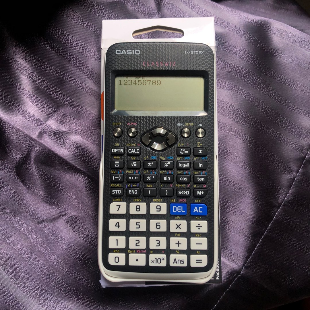 Casio fx-570EX Classwiz scientific calculator, Hobbies & Toys ...