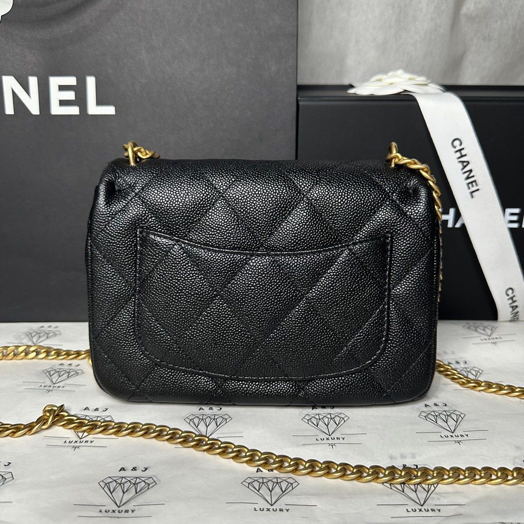 Chanel 23p collection heart flap bag in small, Luxury, Bags & Wallets ...