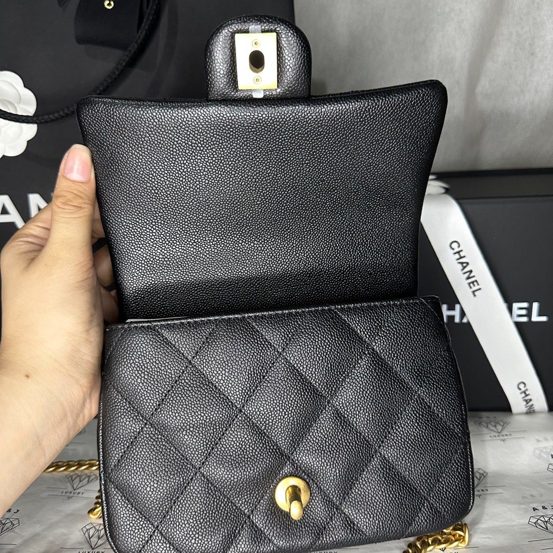 Chanel 23p collection heart flap bag in small, Luxury, Bags & Wallets ...