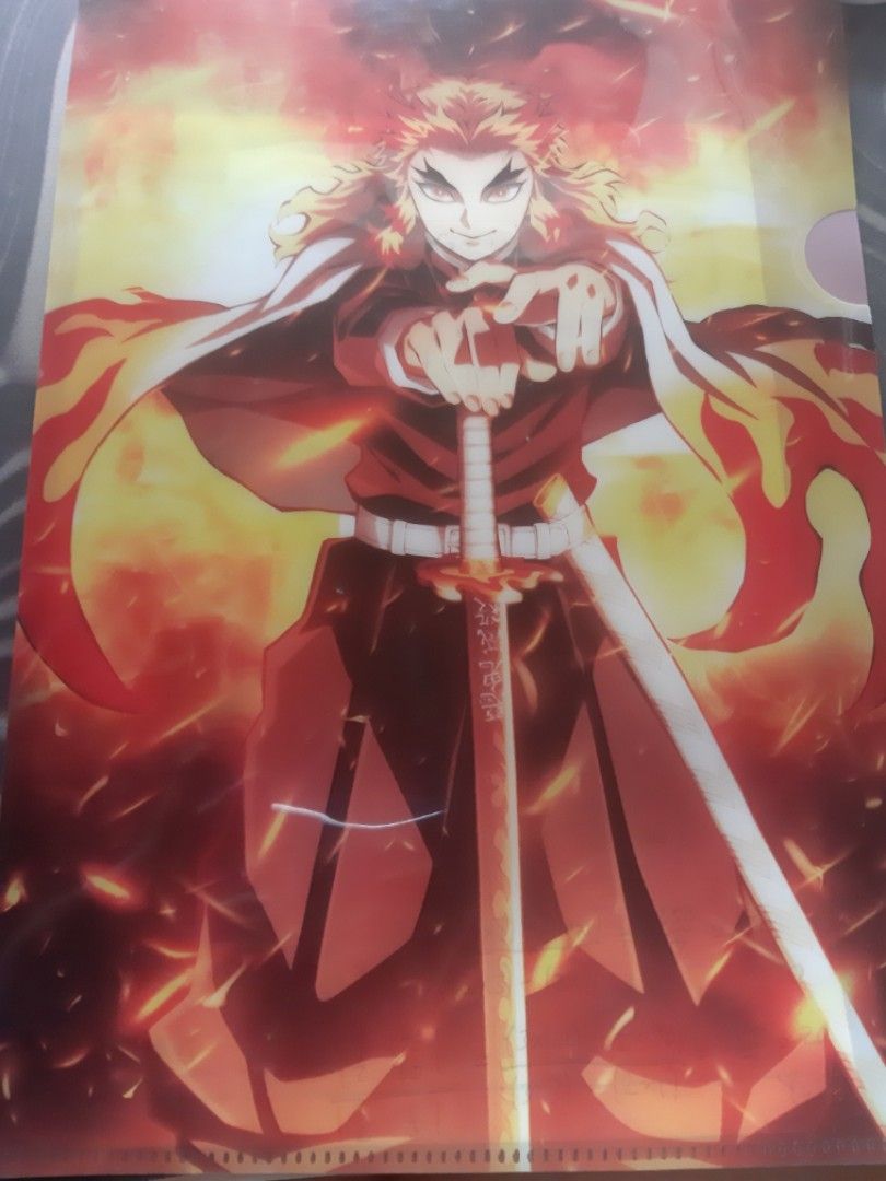 Clear File KNY Rengoku Fan Screening Special, Toys & Collectibles ...