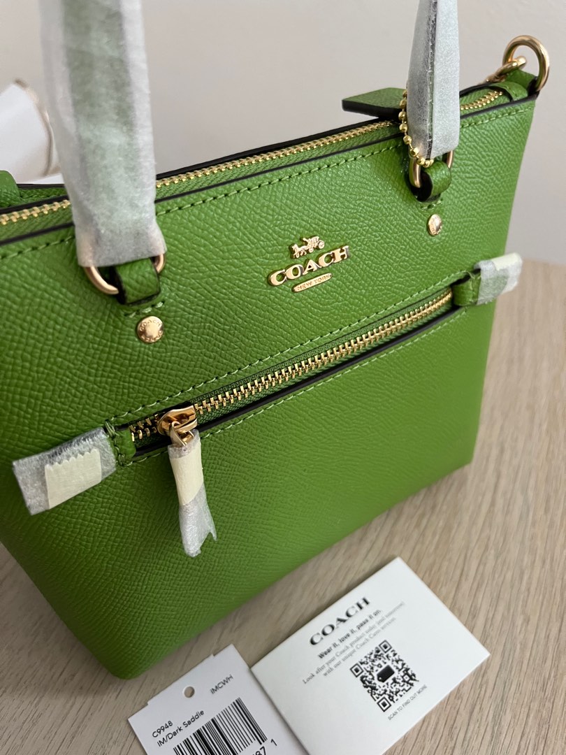 Coach Mini Gallery (green), Women's Fashion, Bags & Wallets, Cross-body ...