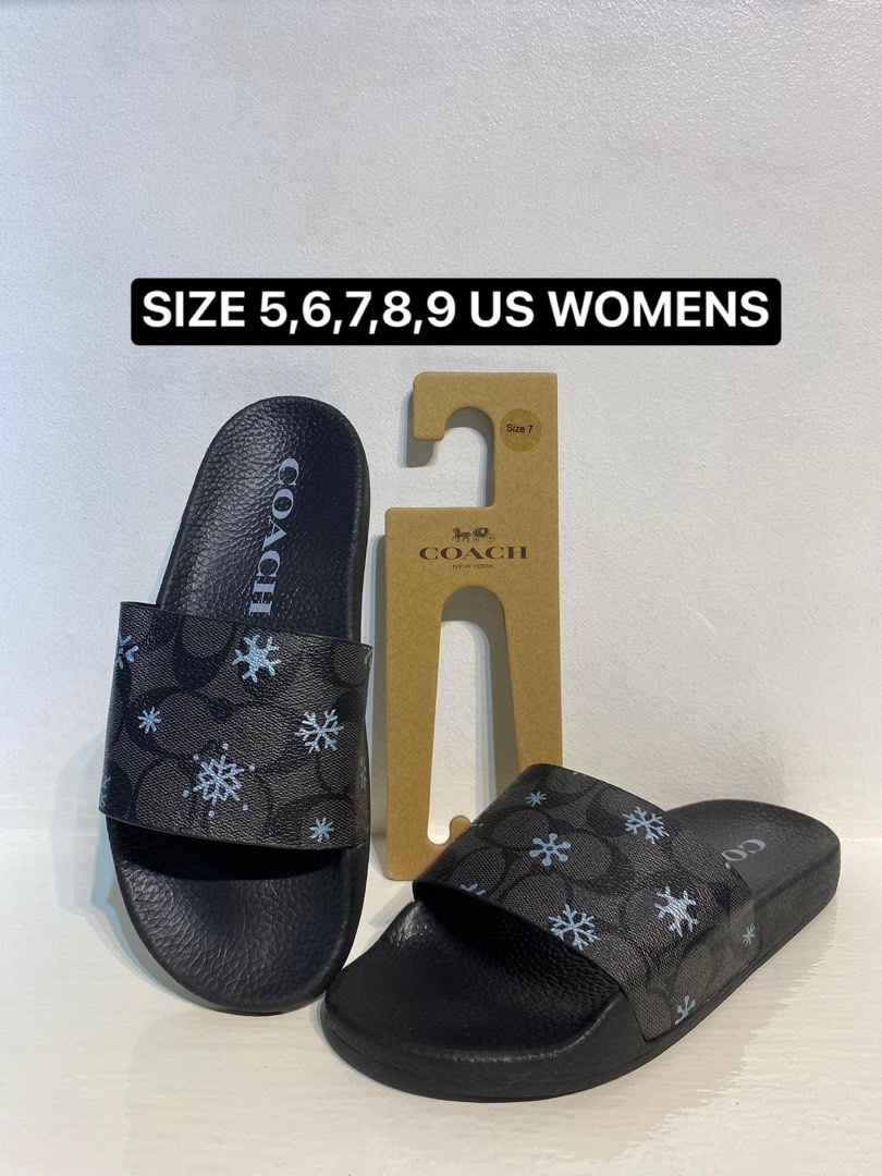 Coach slide, Women's Fashion, Footwear, Flats & Sandals on Carousell