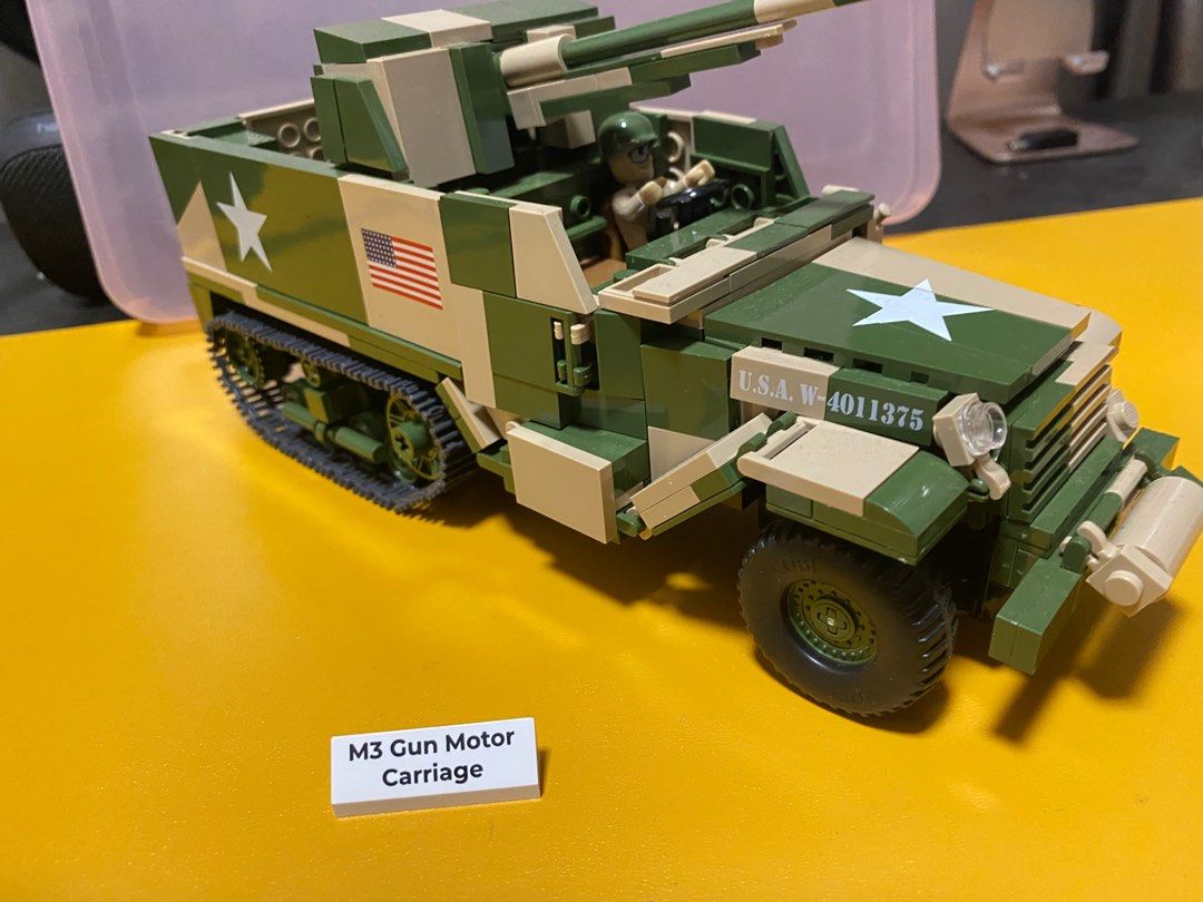 Cobi M3 Gun Motor carriage, Hobbies & Toys, Toys & Games on Carousell