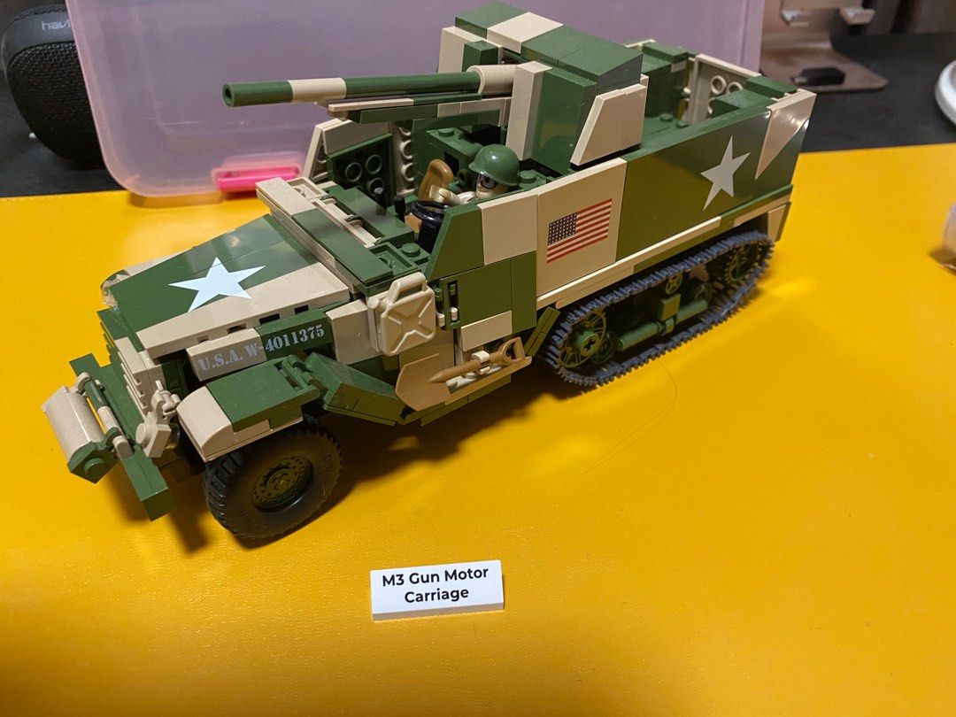Cobi M3 Gun Motor carriage, Hobbies & Toys, Toys & Games on Carousell