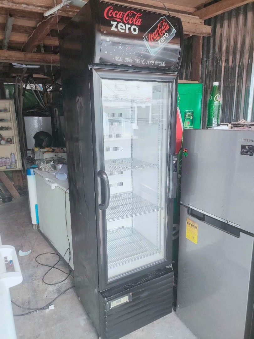 COCA-COLA ZERO GLASS DOOR CHILLER 14CUFT, TV & Home Appliances, Kitchen ...