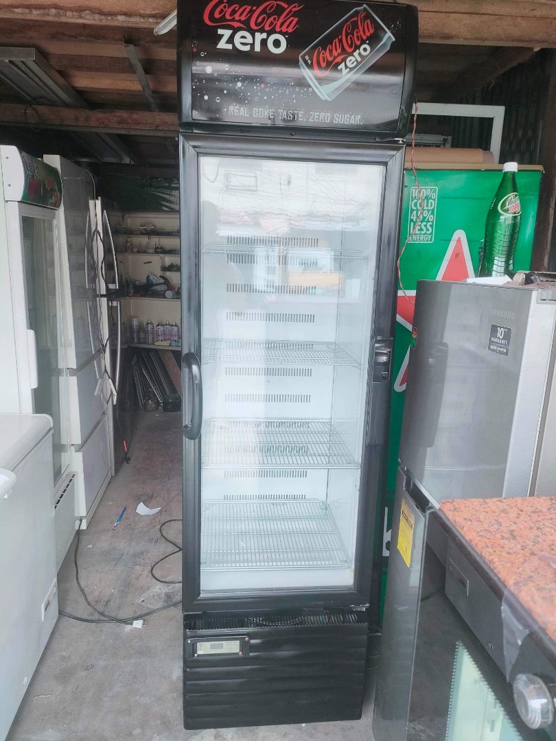COCA-COLA ZERO GLASS DOOR CHILLER 14CUFT, TV & Home Appliances, Kitchen ...