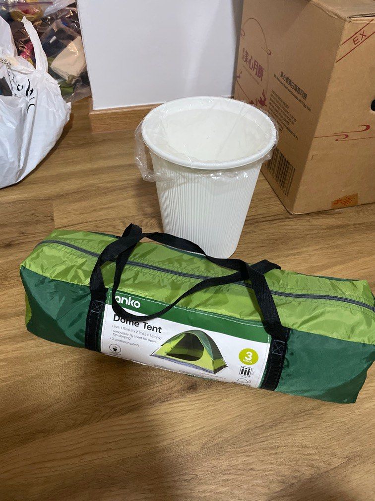 Compact 3 men dome camping tent Anko brand , Sports Equipment, Other ...