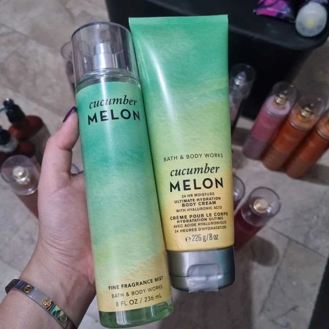 Cucumber Melon BBW Mist Body Lotion Body Cream on Carousell