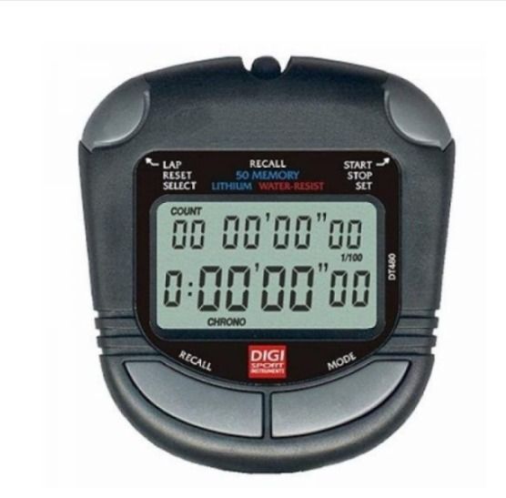 DIGI DT480 50 Recallable Lap Timer Memory Large Digit Display Stopwatch ...