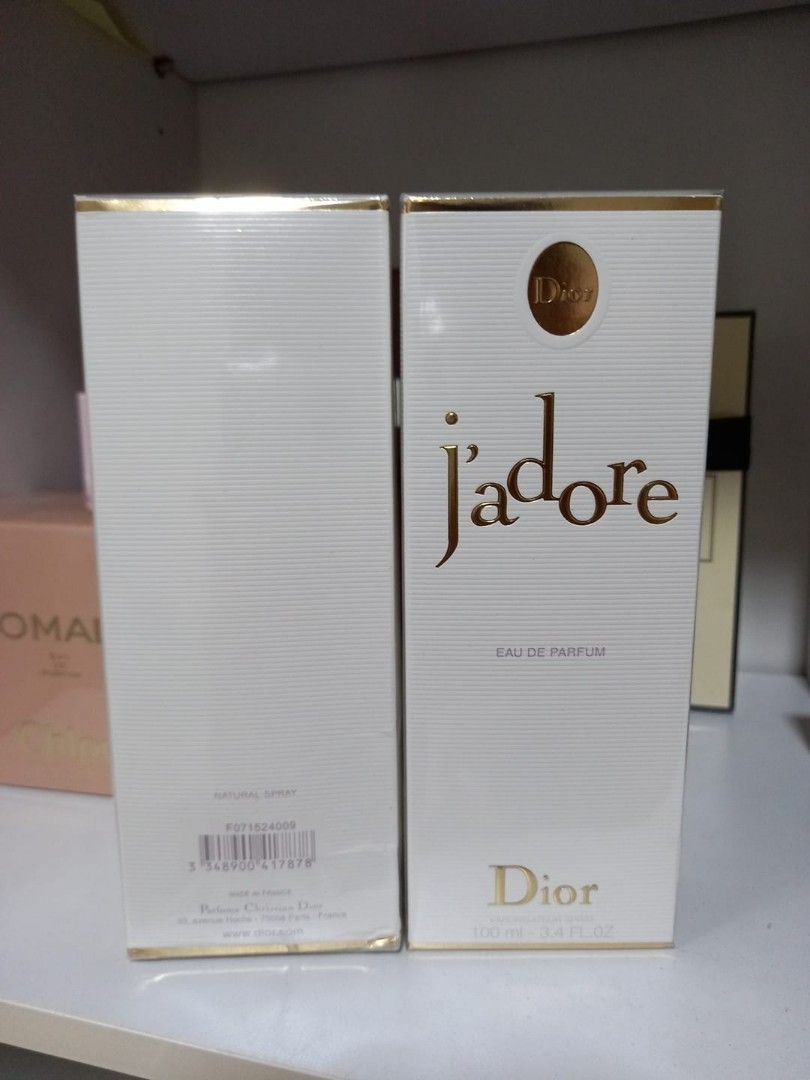 Dior Jadore Perfume EDP 100ml / Dior Perfume, Beauty & Personal Care ...