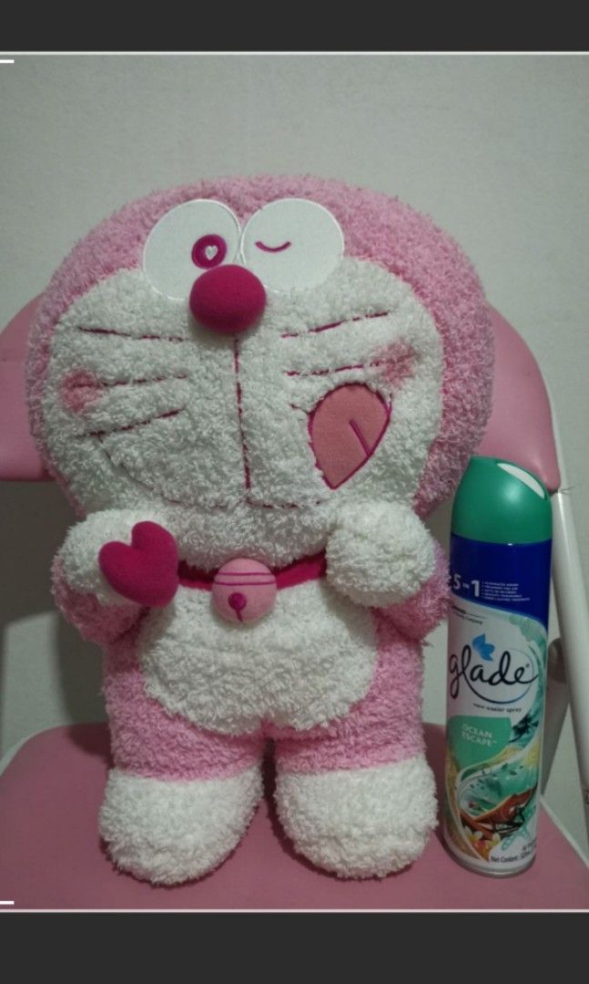 Doraemon pink, Hobbies & Toys, Toys & Games on Carousell
