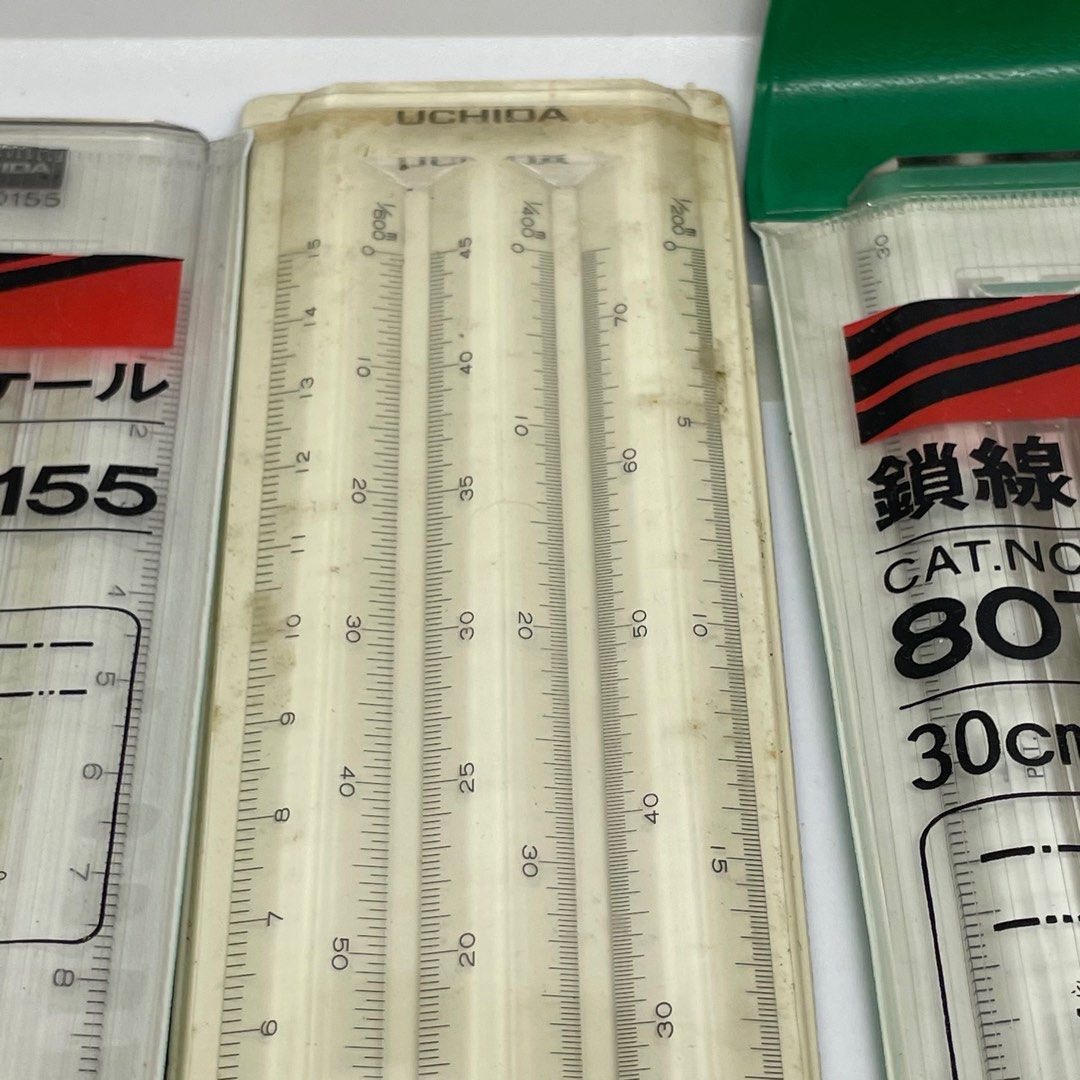 Drafting rulers proportional ruler assorted, Hobbies & Toys, Stationery ...