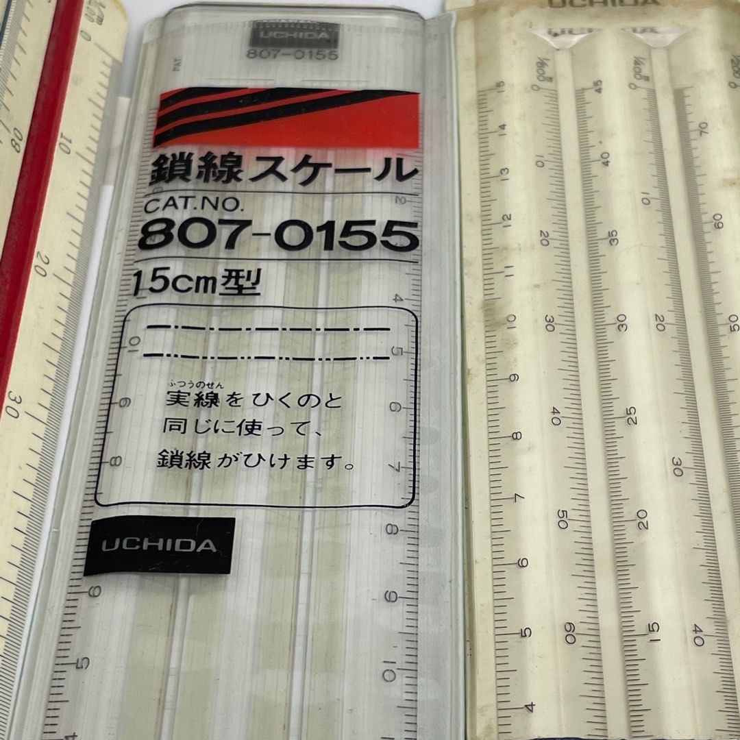 Drafting rulers proportional ruler assorted, Hobbies & Toys, Stationery ...