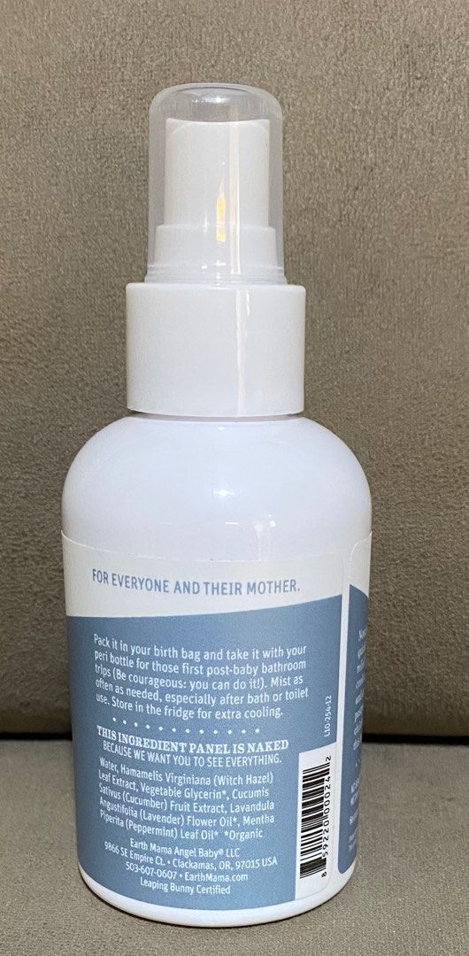 Earth Mama Herbal Perineal spray, Babies & Kids, Maternity Care on ...