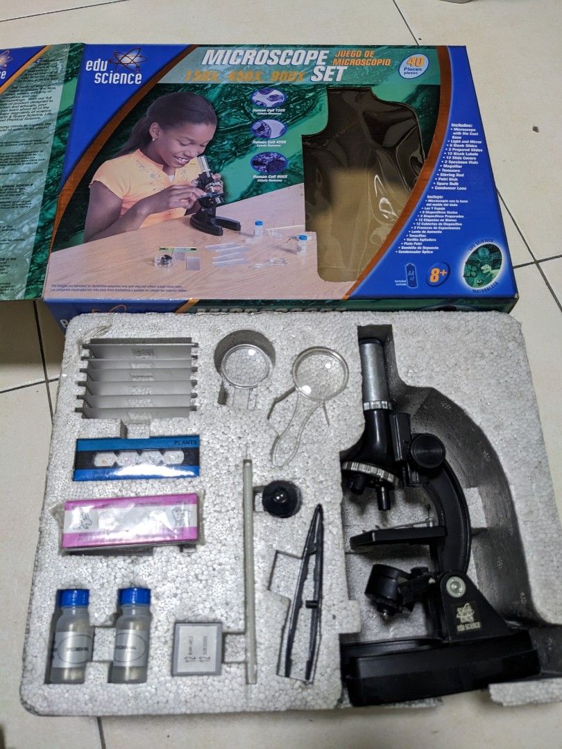 Eduscience Microscope Set, Hobbies & Toys, Toys & Games on Carousell