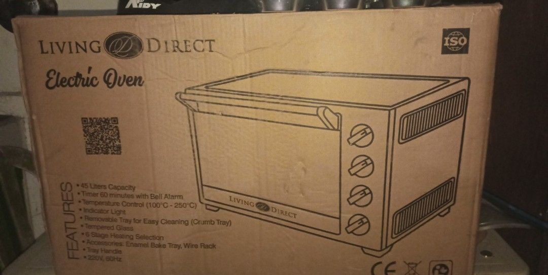 Electric oven with baking equipments, TV & Home Appliances, Kitchen ...