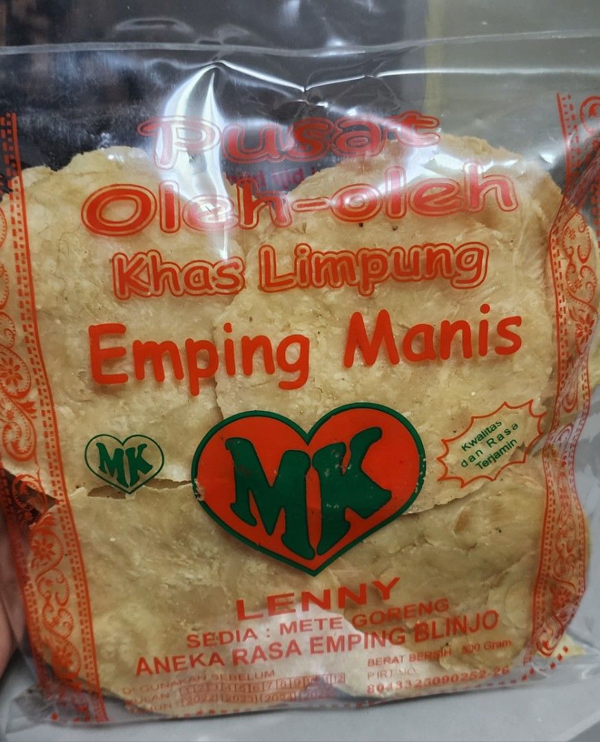Emping belinjo Manis Khas Limpung, Food & Drinks, Other Food & Drinks ...