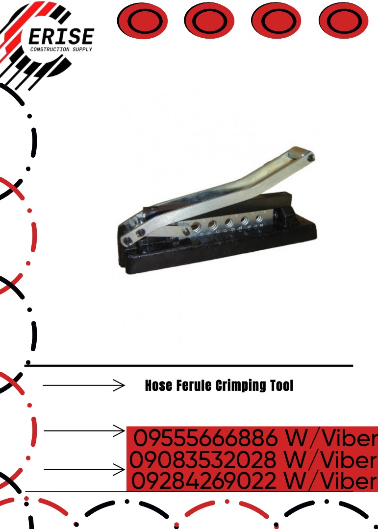 Ferule Crimping Tool, Commercial & Industrial, Construction Tools ...
