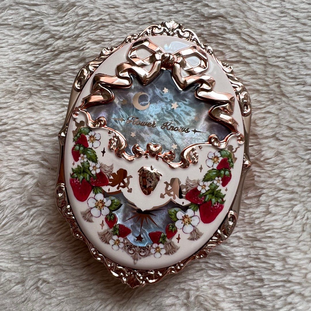 flower knows strawberry rococo series embossed blush, Beauty & Personal ...