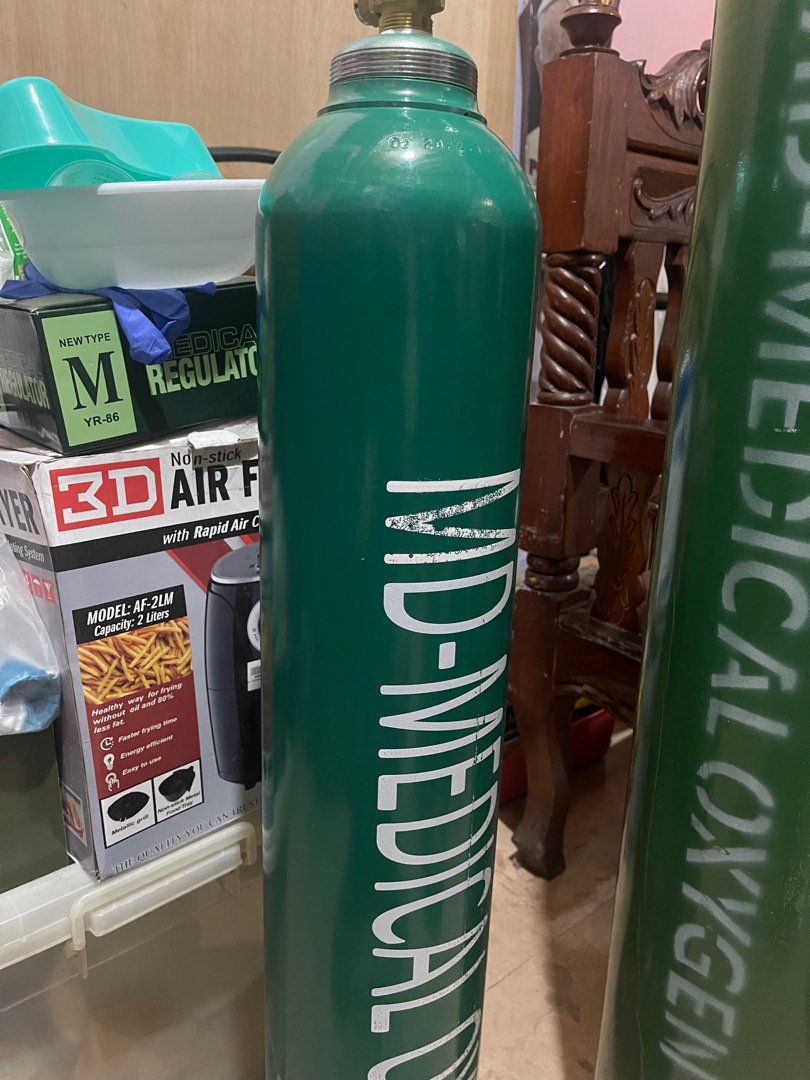 For sale oxygen tank 20lbs with content, Health & Nutrition, Medical ...