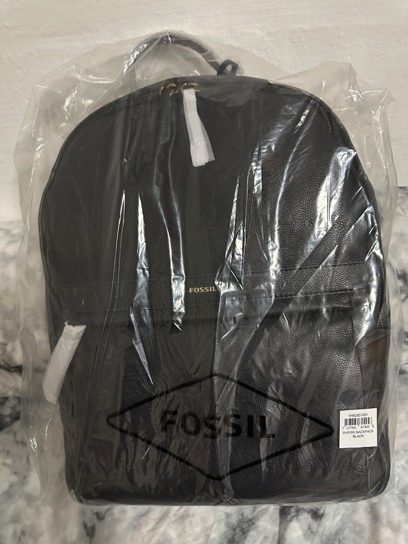 Fossil Sherri Backpack Black Authentic, Women's Fashion, Bags & Wallets ...