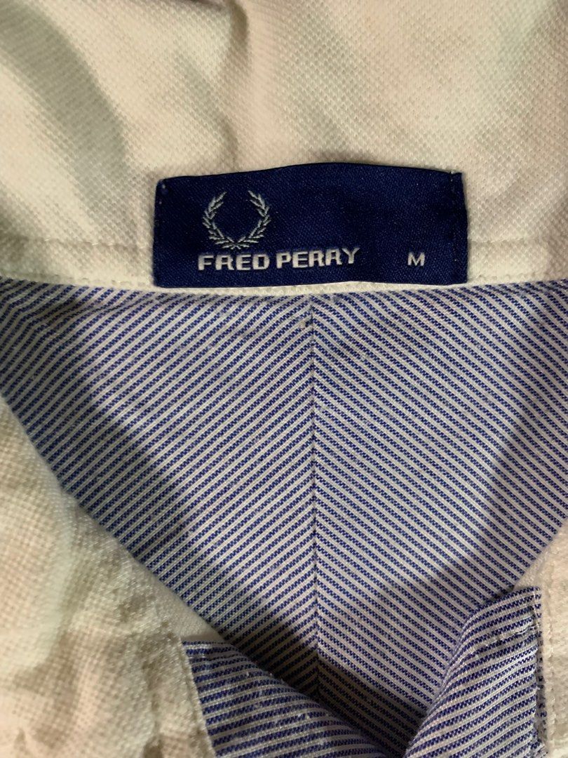 Fred Perry White Polo Shirt, Men's Fashion, Tops & Sets, Tshirts & Polo ...