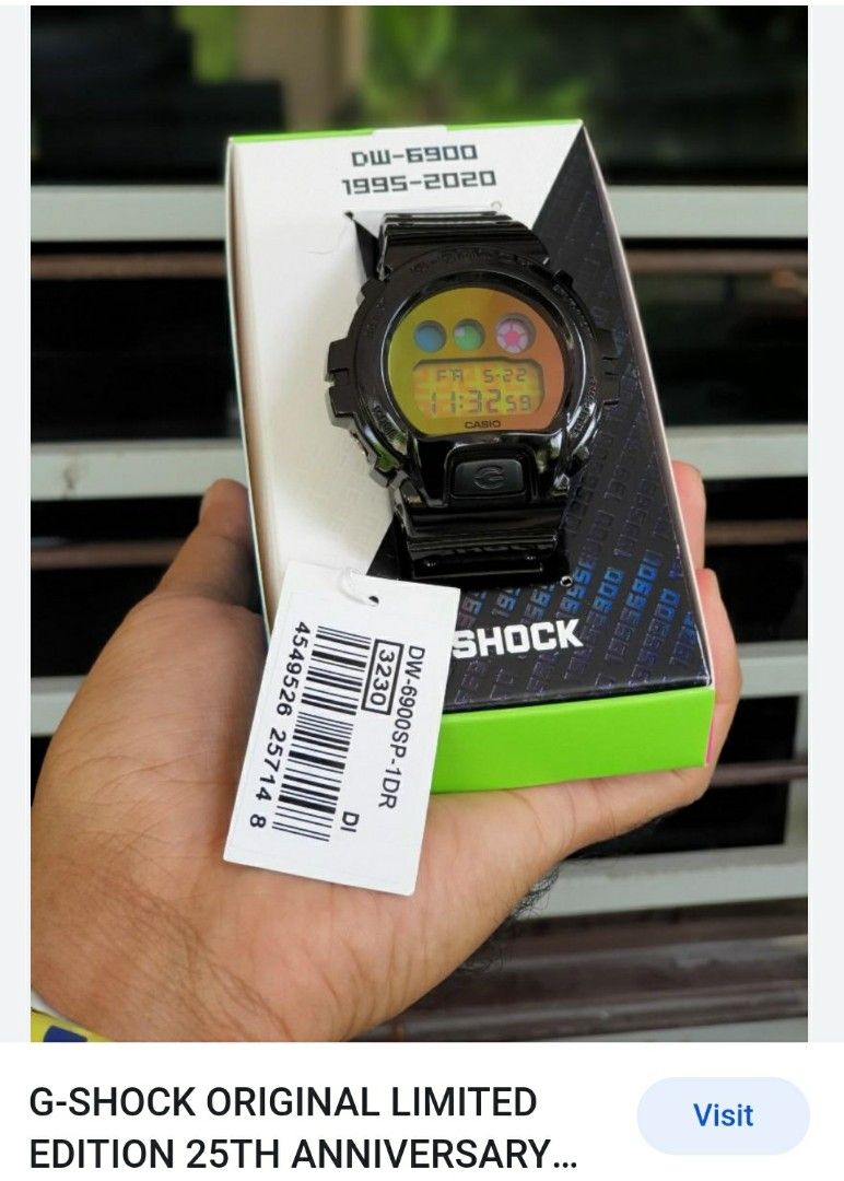 G Shock 25th Anniversary Limited Edition Mens Fashion Watches