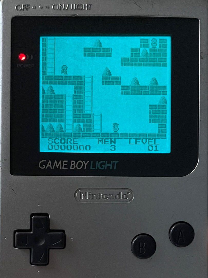 Gameboy Light Game Boy Light GBL Silver MGB-101, 電子遊戲, 電子遊戲機, Nintendo ...
