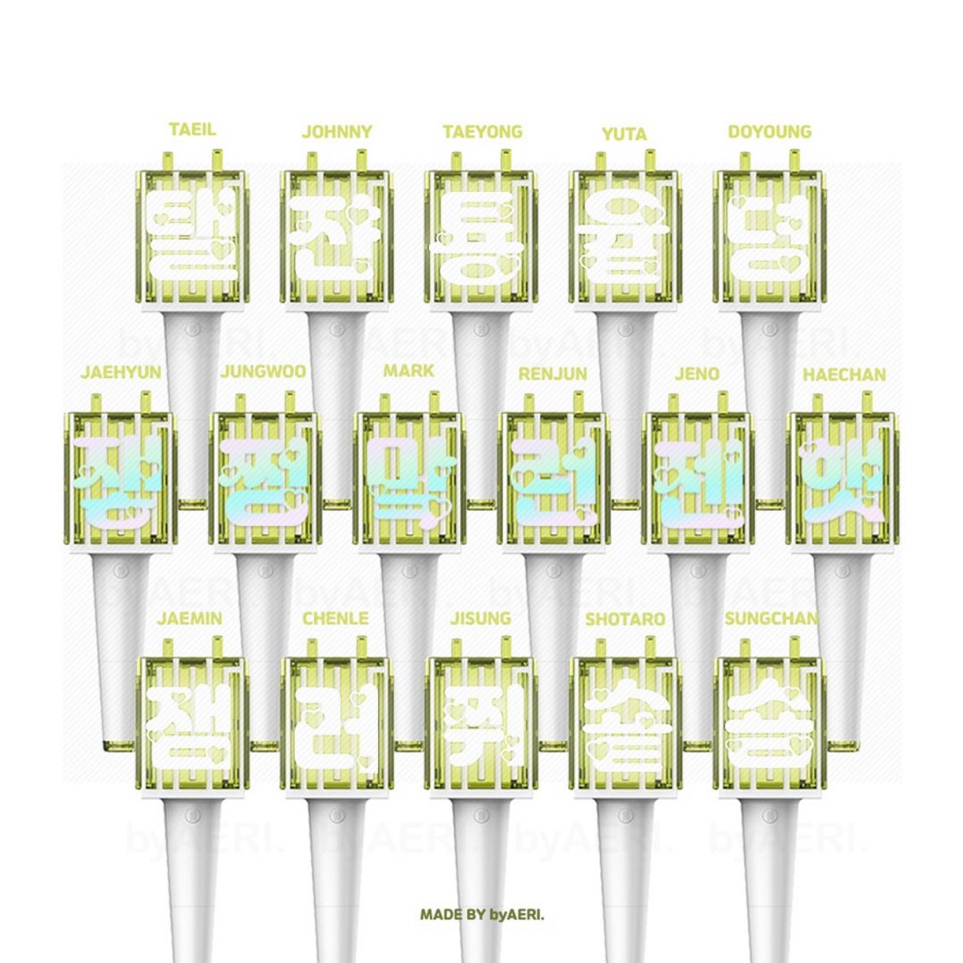 [go] nct dream 127 wayv lightstick neobong sticker reflective ...