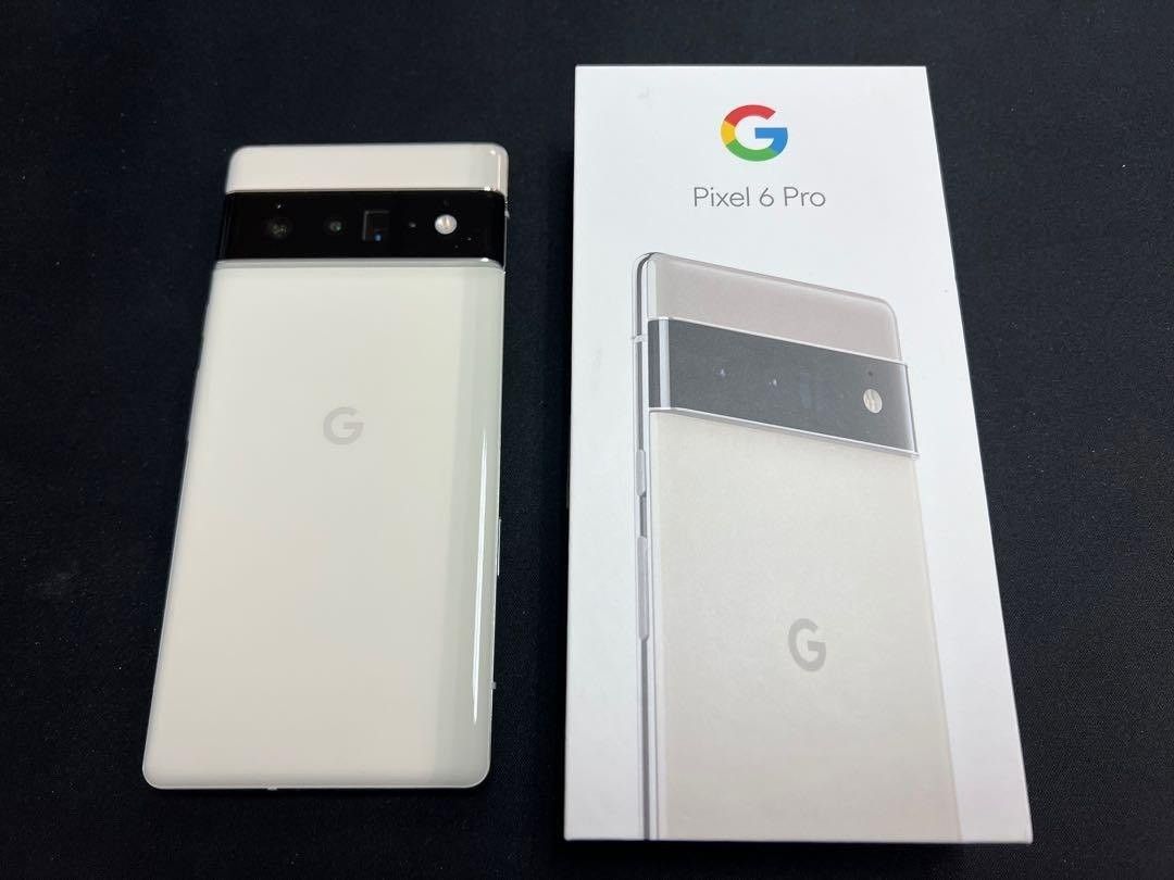 Google Pixel 6 Pro Cloudy White 128GB (Local Set) with Whitestone Dome ...