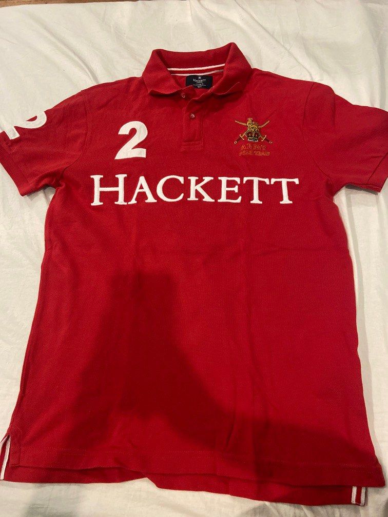 HACKETT British Army Polo Team, Men's Fashion, Tops & Sets, Tshirts & Polo Shirts on Carousell