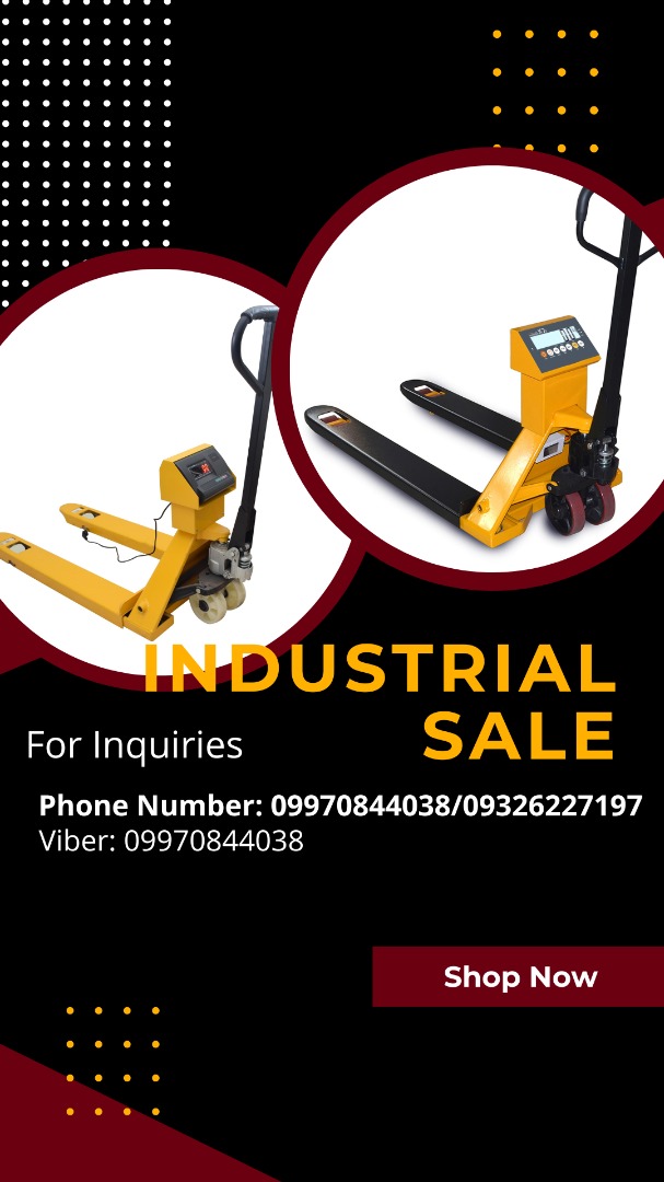 Hand Pallet with Digital Scale, Commercial & Industrial, Industrial ...