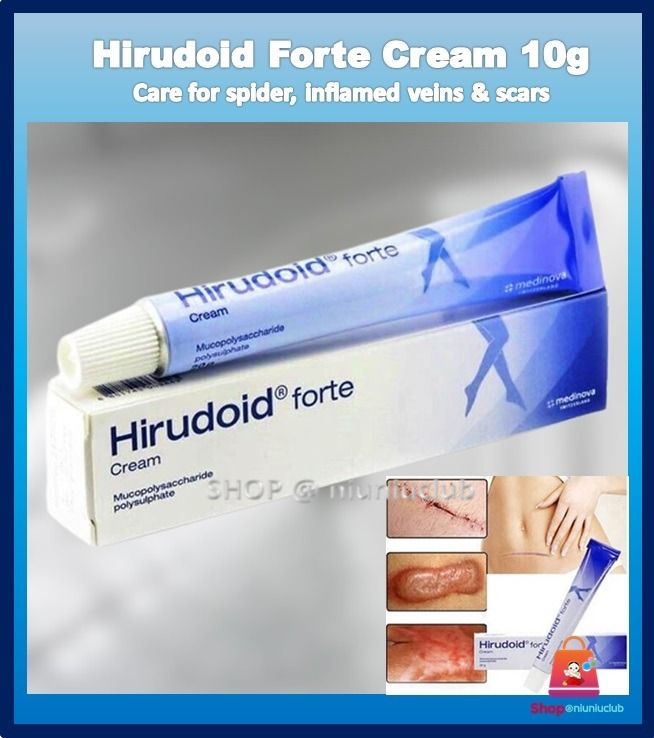 Hirudoid Forte & Cream Sc10g Spider Veins Treatment relieve bruises ...