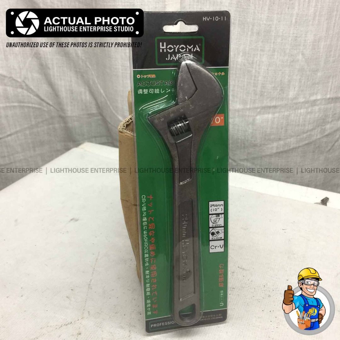 HOYOMA Japan Adjustable Wrench / Catala (10") LIGHTHOUSE ENTERPRISE ...
