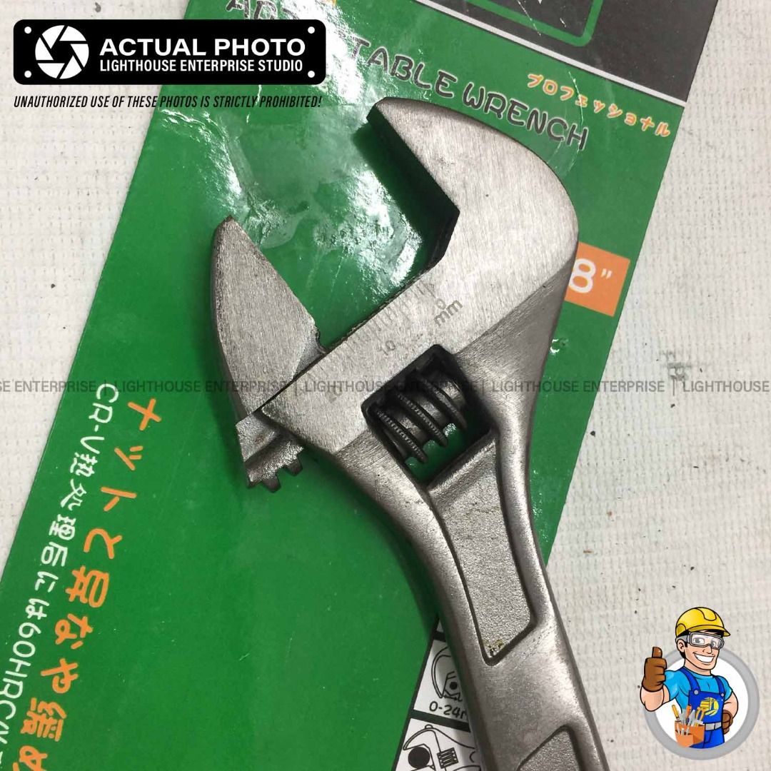 HOYOMA Japan Adjustable Wrench / Catala (8") LIGHTHOUSE ENTERPRISE ...