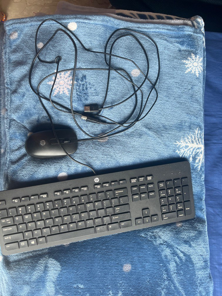 HP keyboard and mouse never used as got wireless next week, Computers ...