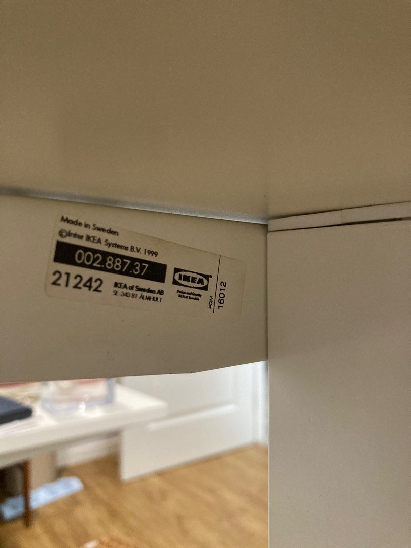 IKEA TROTTEN Desk sit/stand, height adjustable, white, 120x70 cm ...