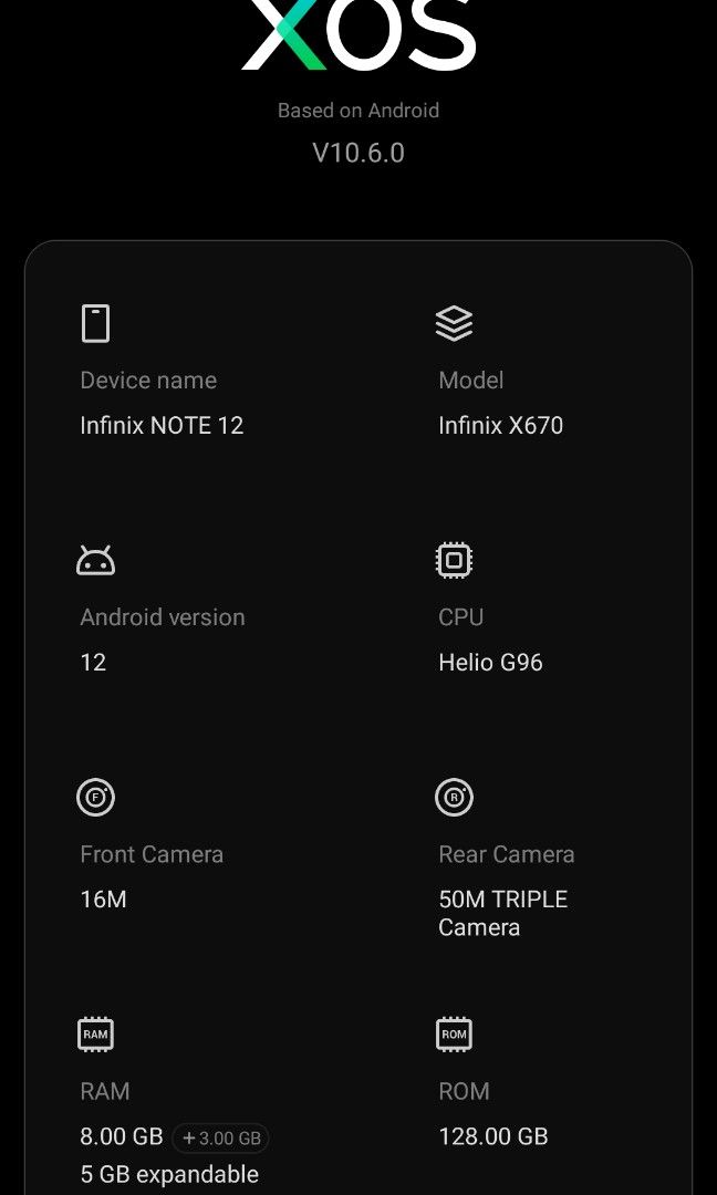 Infinix note 12 x670, Mobile Phones & Gadgets, Mobile & Gadget ...